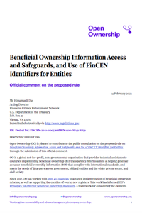 Beneficial Ownership Information Access and Safeguards, and Use of ...