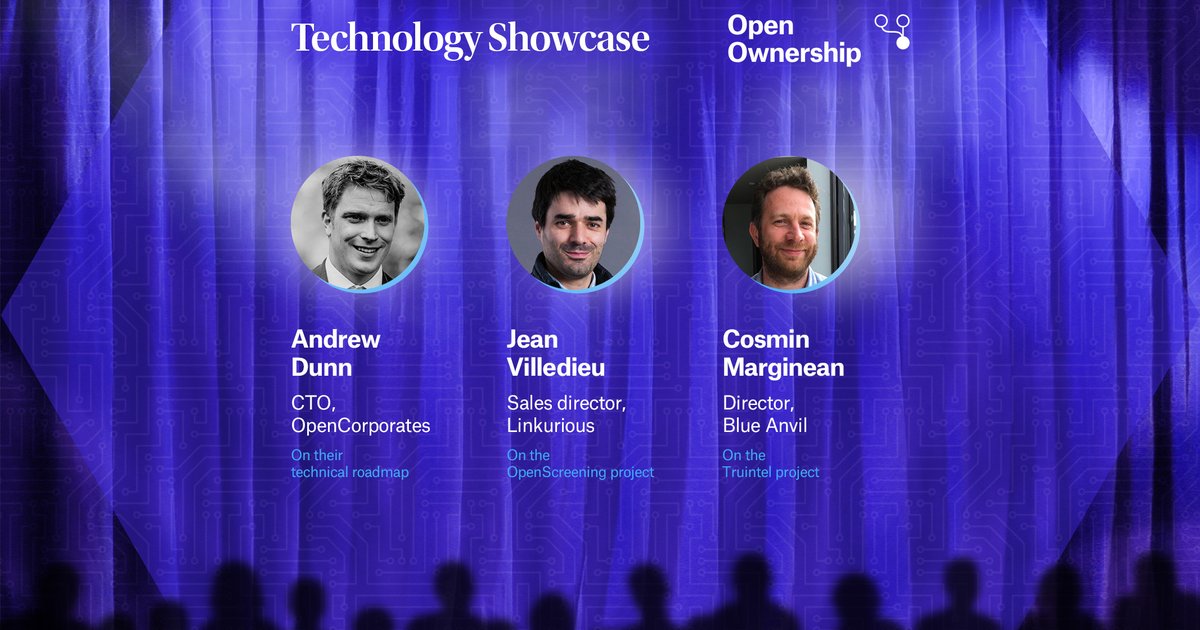 Tech showcase #4 with OpenCorporates, Linkurious, Blue Anvil and the ...