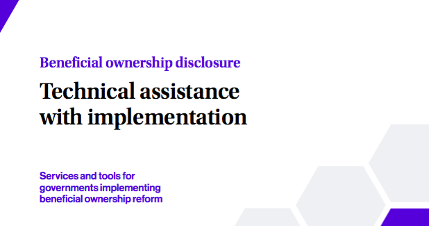 Technical assistance with implementation | openownership.org